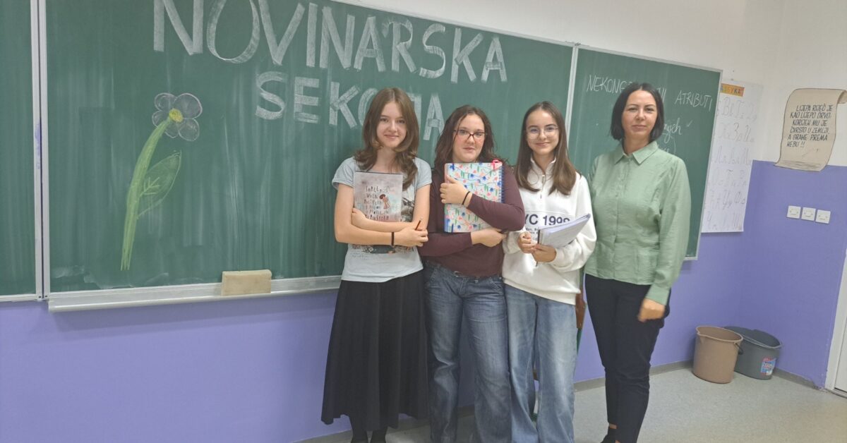 Novinarska sekcija | JU OŠ "Kovačići"